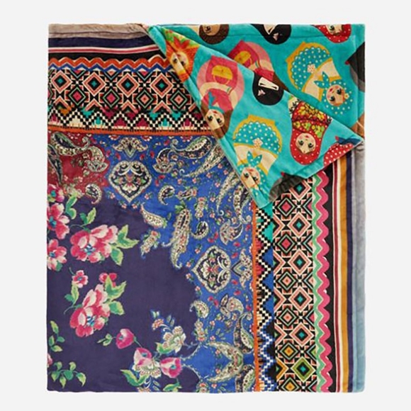 Johnny Was | Bedding | Johnny Was Cozy Dolls Floral Reversible Large ...